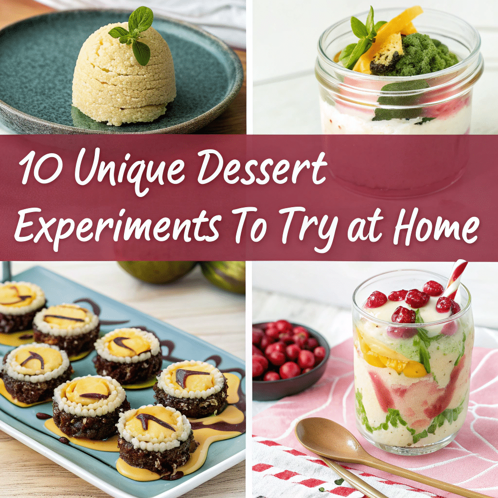 10 Unique Dessert Experiments to Satisfy Your Sweet Tooth