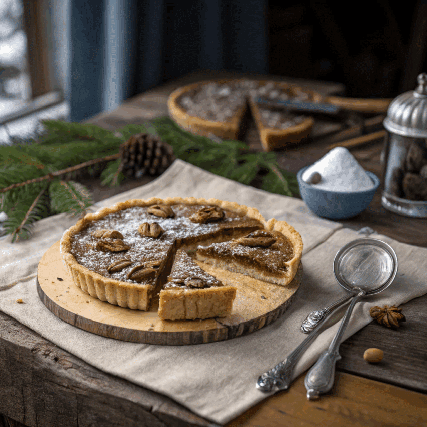 Engadiner Nusstorte Swiss Nut Tart Recipe