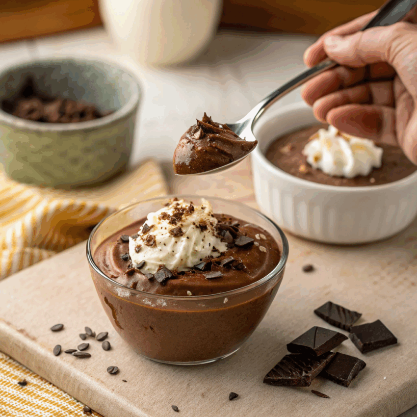 Silken Tofu Chocolate Pudding – Luscious Vegan Treat