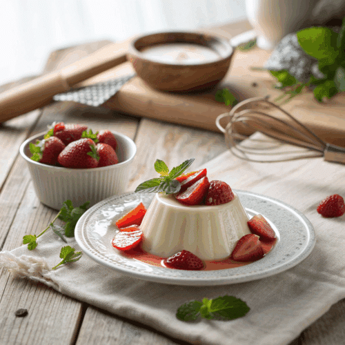 Blancmange Dessert Recipe | Classic British & French Pudding