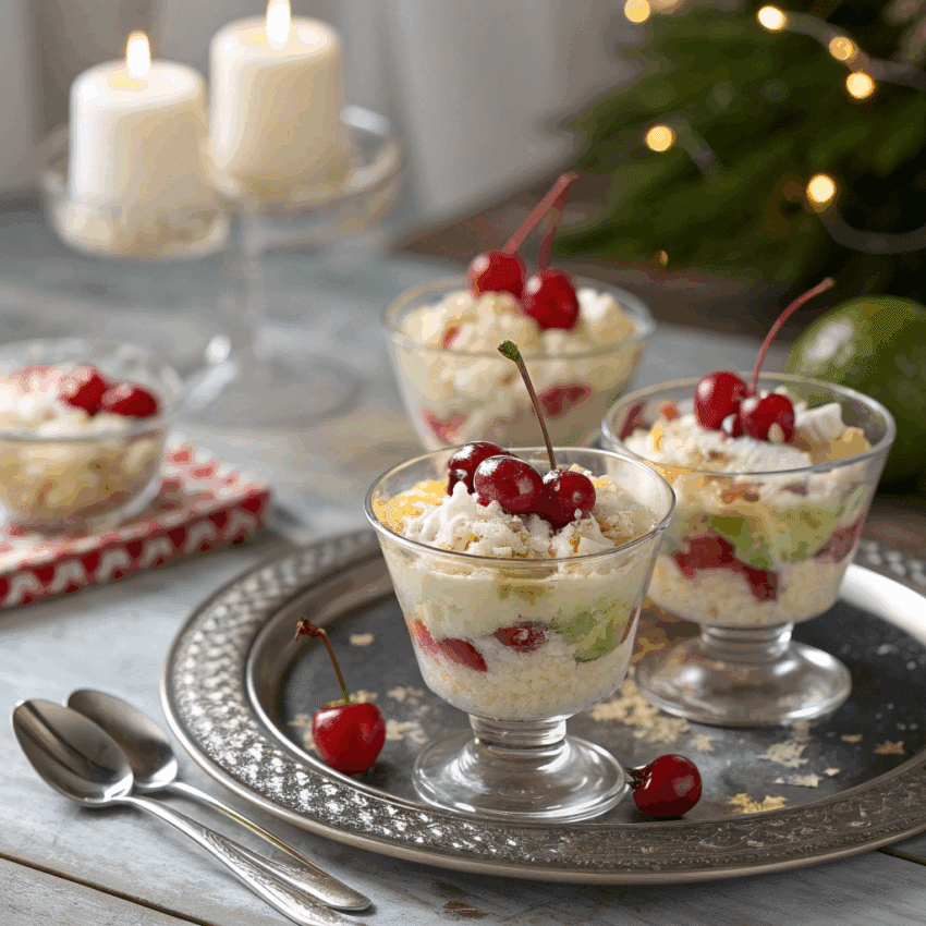 Retro Ambrosia Salad Recipe – Vintage Creamy Fruit Salad