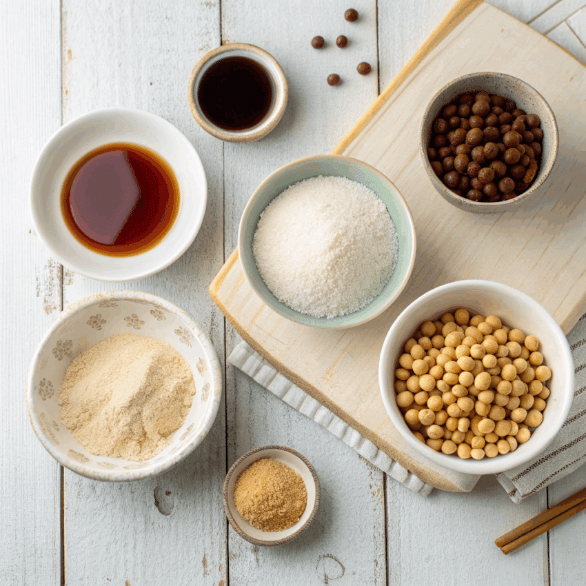 Japanese Warabi Mochi with Kinako Recipe