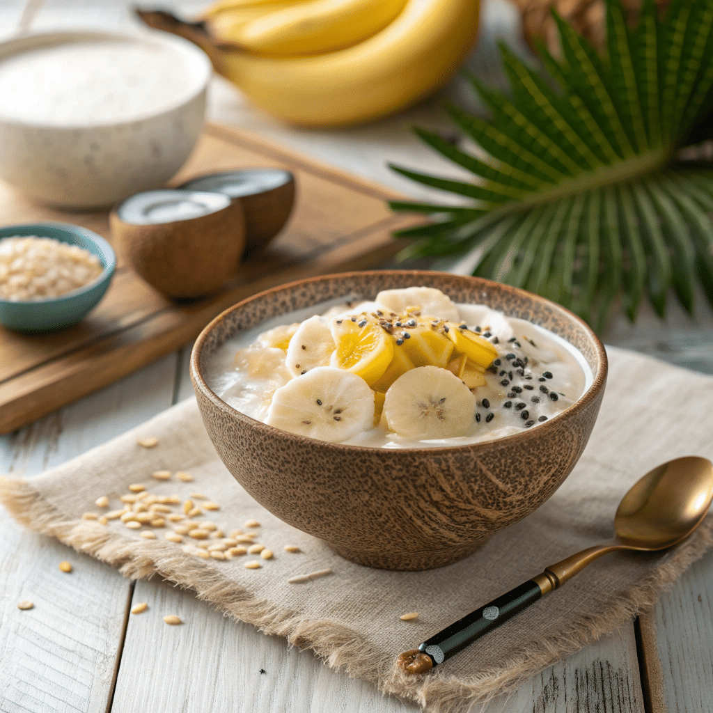 Vietnamese Banana Tapioca Pudding Recipe | Sweet, Comforting