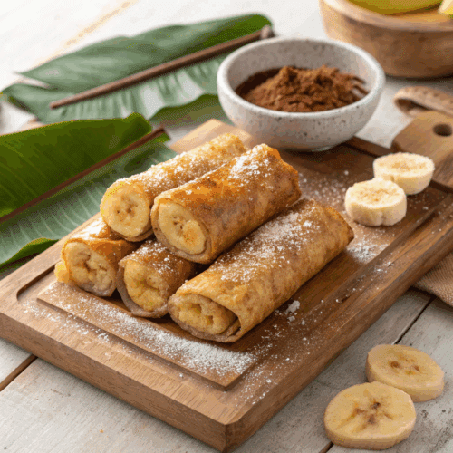 Banana Jackfruit Turon Lumpia Recipe