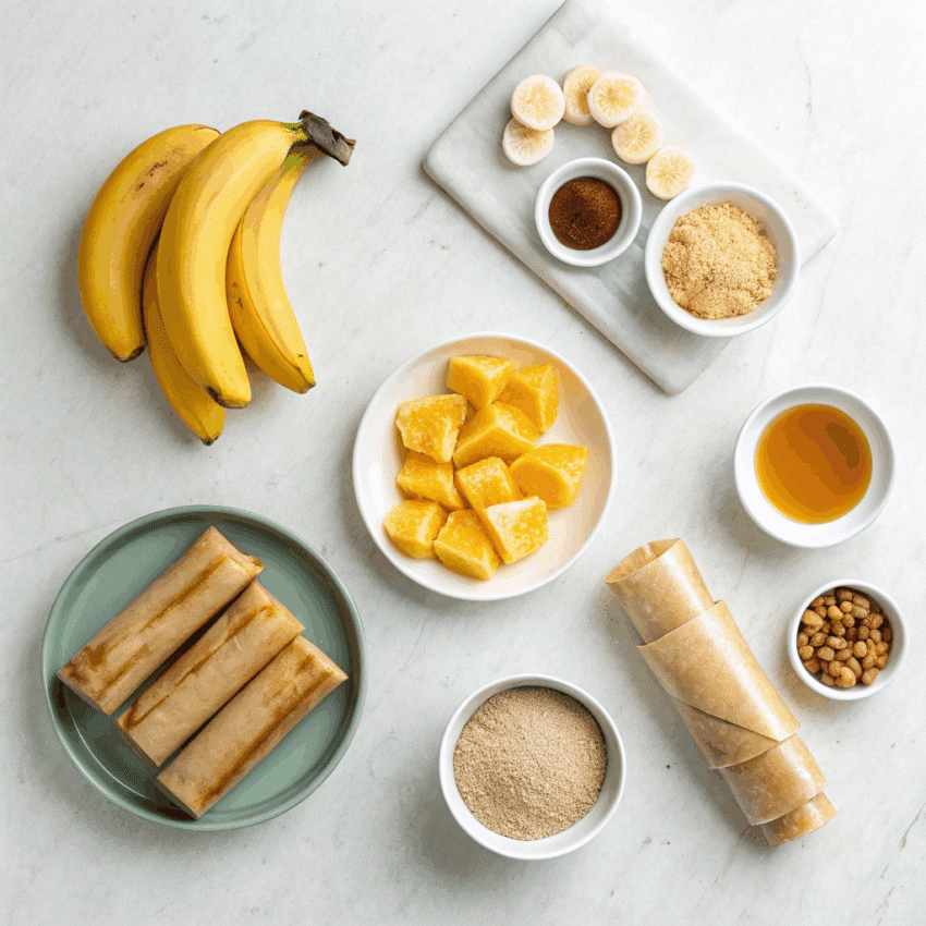Banana Jackfruit Turon Lumpia Recipe
