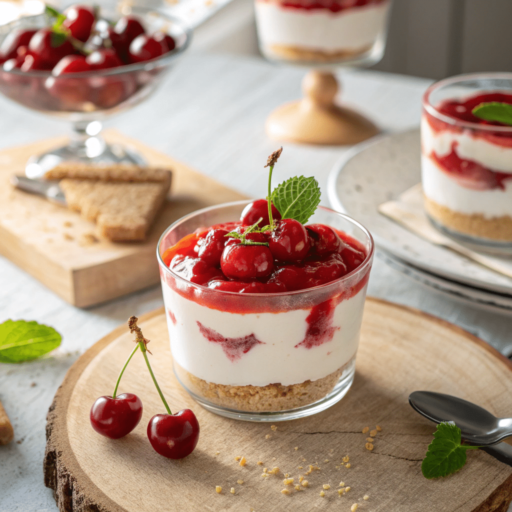 Black Forest Dessert Jars – Easy No-Fuss Chocolate Cherry Trifle