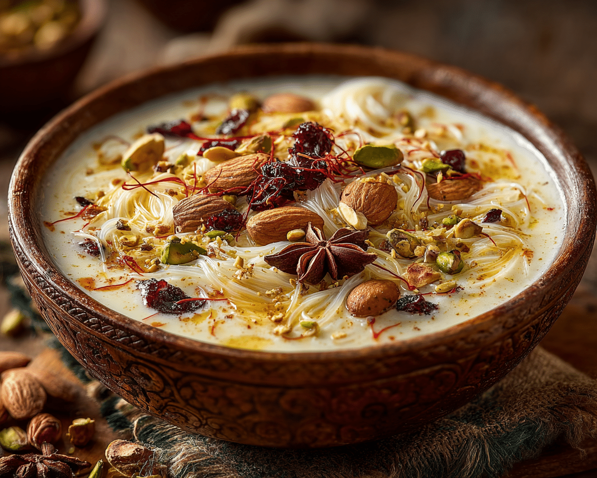 Afghan sheer khurma Eid dessert