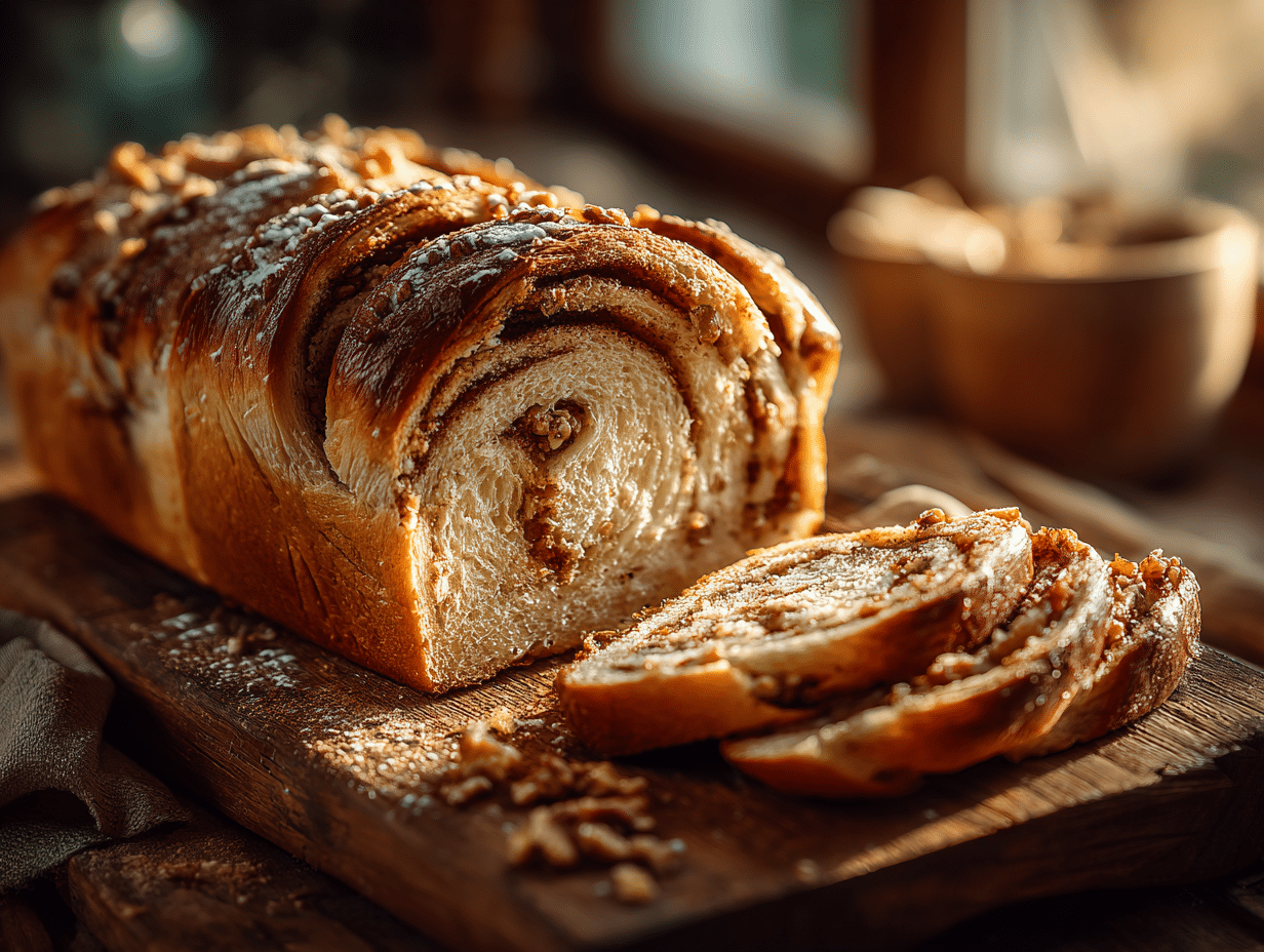 Romanian Cozonac Walnut Swirl Bread Recipe