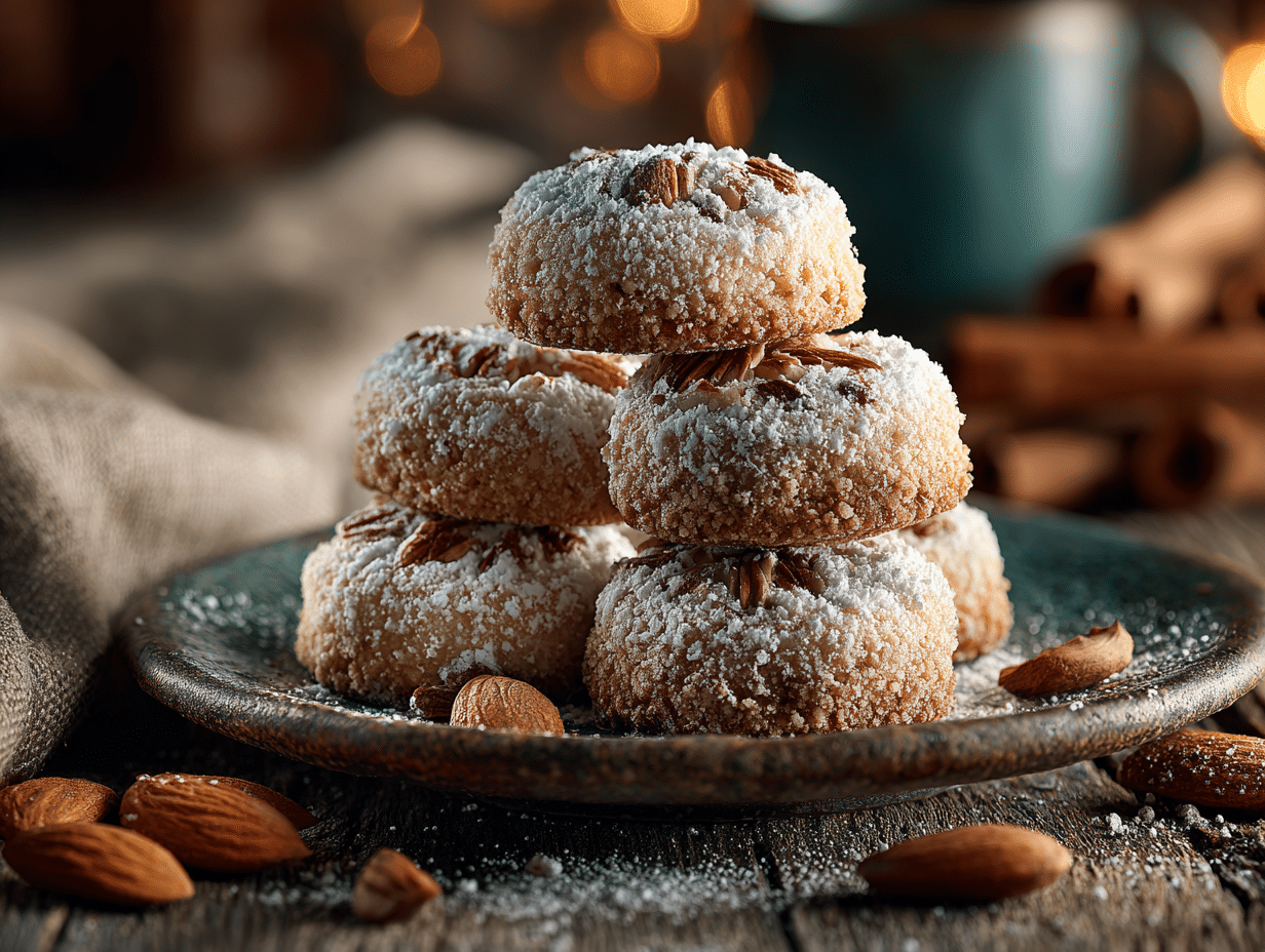 Spanish Polvorones Almond Cookies Recipe