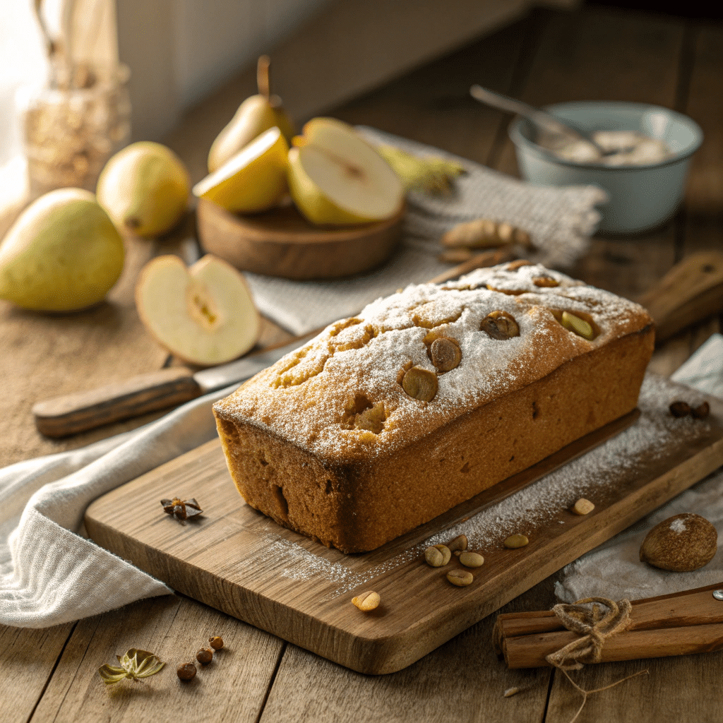 pear loaf cake Archives - Sweetery Escapades