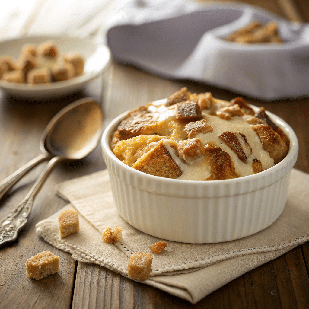 Ginger Whiskey Bread Pudding Recipe
