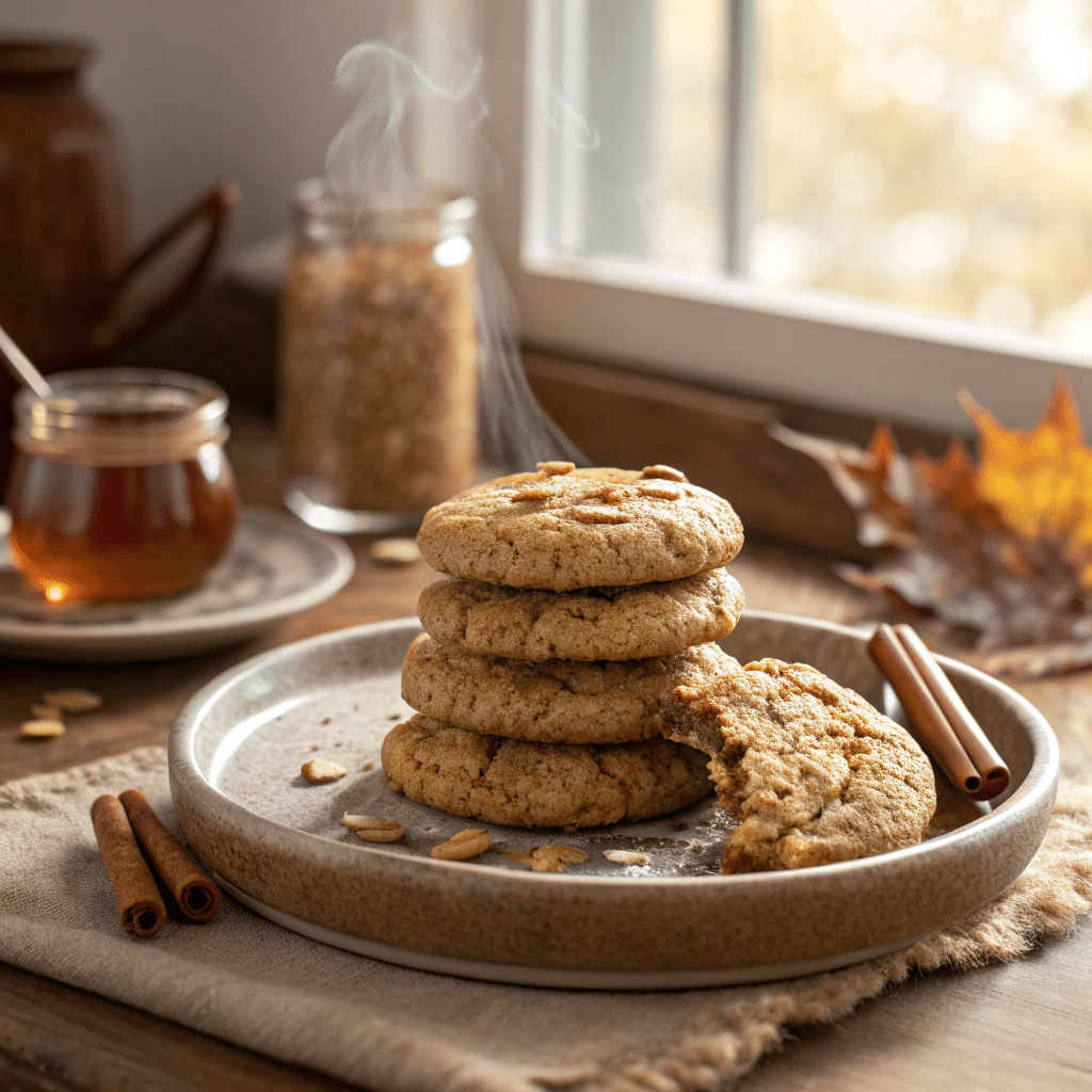 Chai Spice Oatmeal Cookies Recipe (Soft & Cozy)