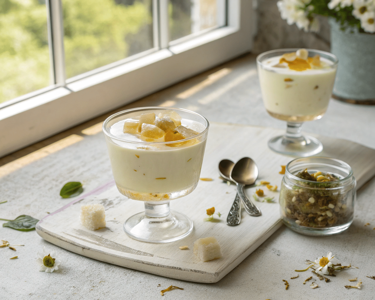 Jasmine Tea Mousse That Melts Like a Dream