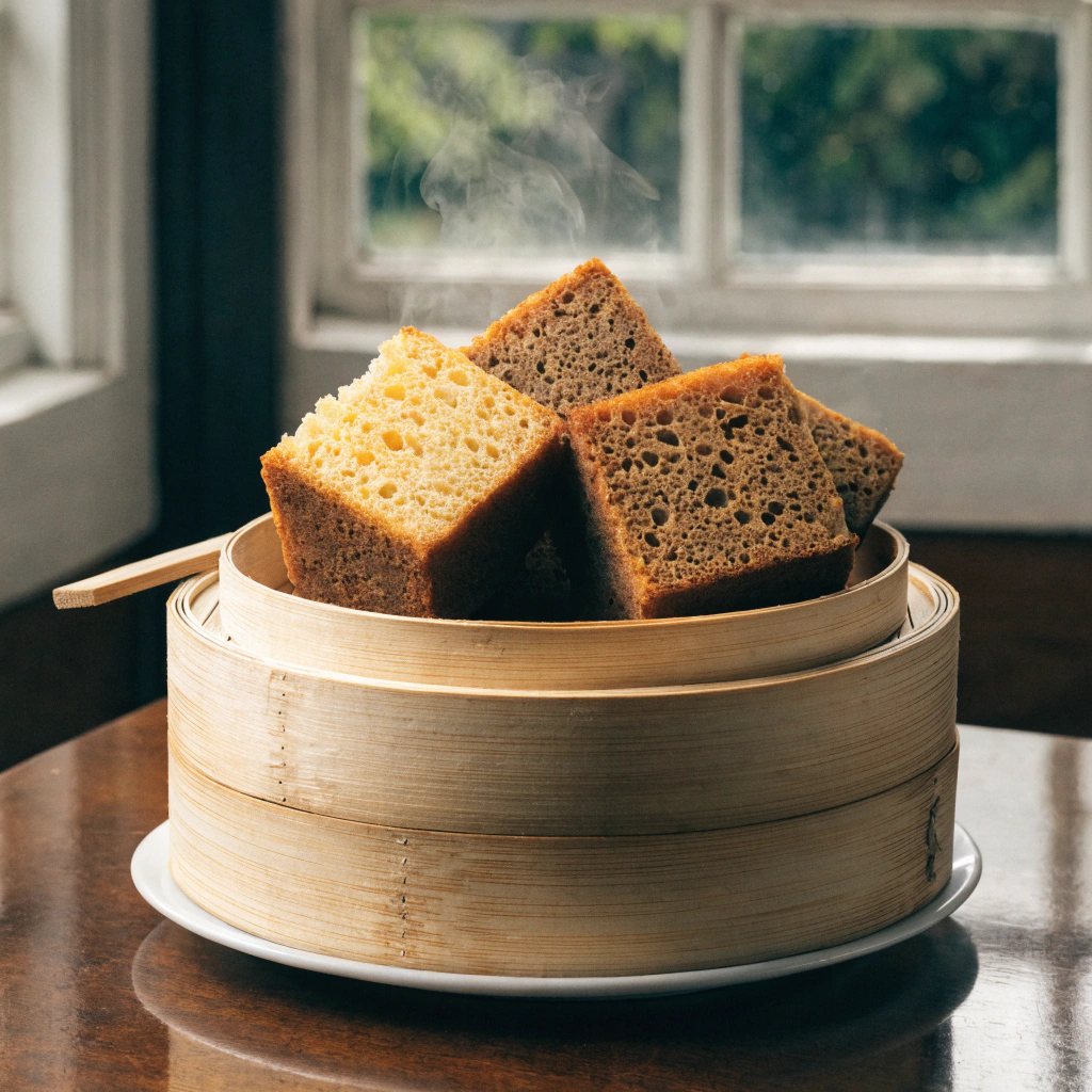 Chinese Ma Lai Go Sponge Cake (Easy Dim Sum Recipe)
