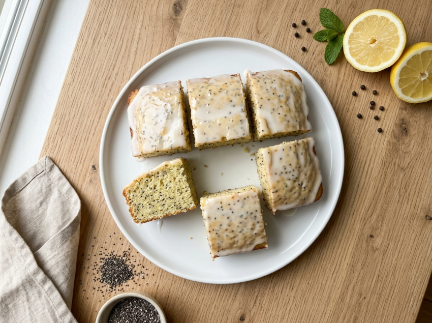 Chia Lemon Snack Cake Recipe